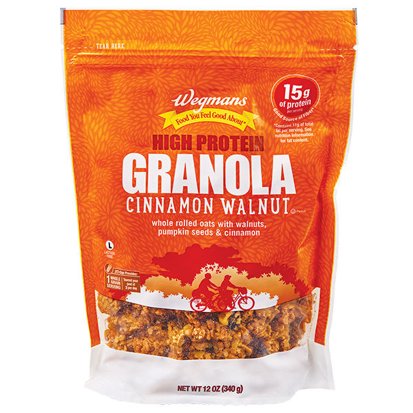 Wegmans High Protein Cinnamon Walnut Granola | Wegmans