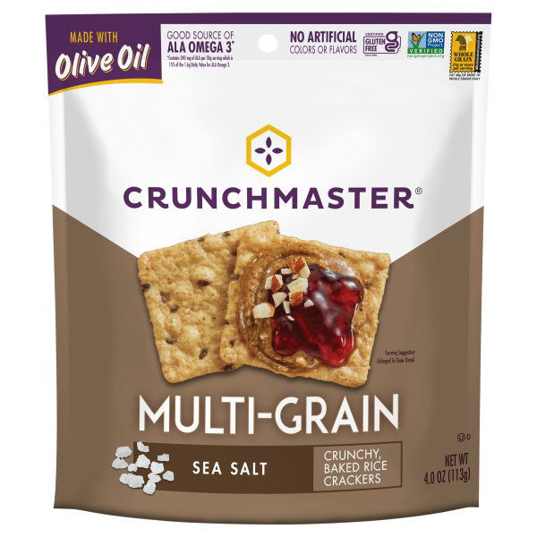 Crunchmaster Crackers, Multi-Grain, Sea Salt | Wegmans