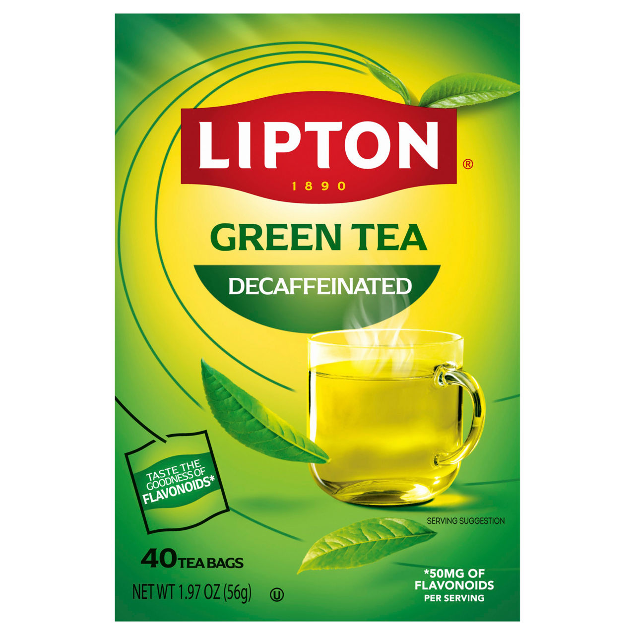 Lipton Decaffeinated Tea Bags Green Tea | Wegmans