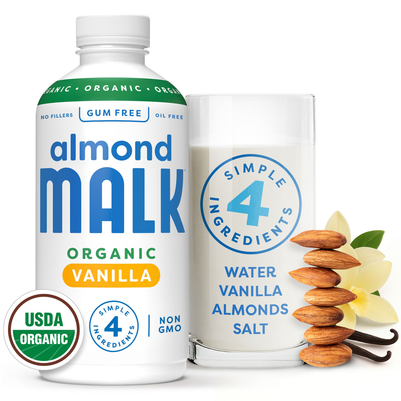 Malk Organic Vanilla Almond Milk | Wegmans