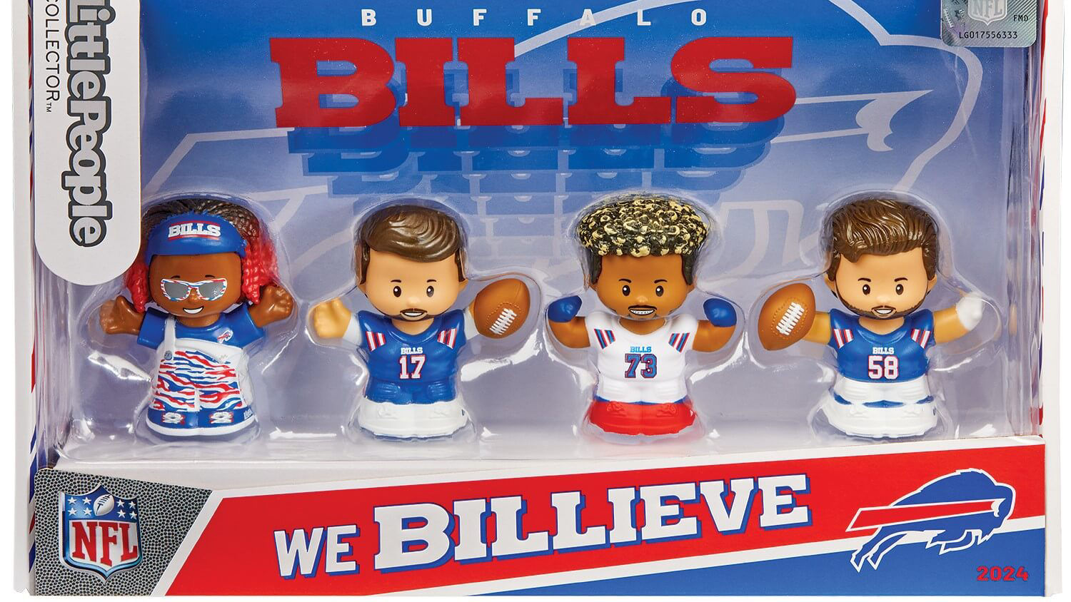 Limited Edition Fisher-Price Little People Collector Buffalo Bills Set ...