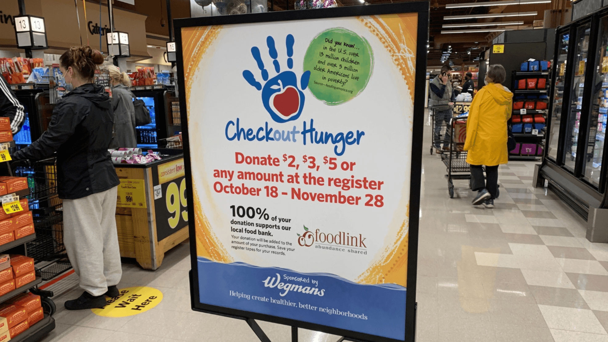 Fighting Hunger at the Check Out - Wegmans